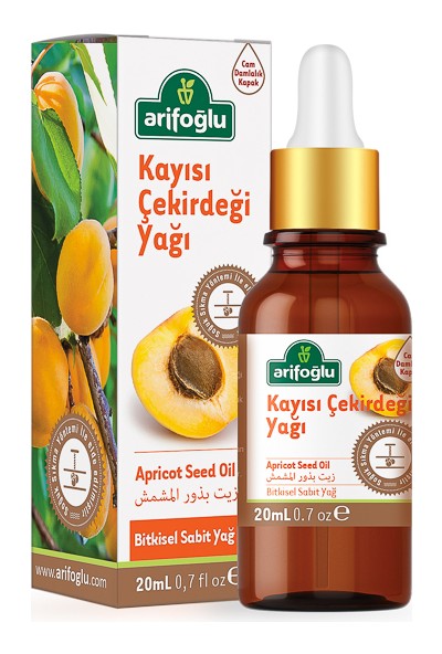 Arifoğlu Kayısı Çekirdeği Yağı 20ml (Soğuk Sıkım) Arifoğlu Kayısı Çekirdeği Yağı 20ml (Soğuk Sıkım)