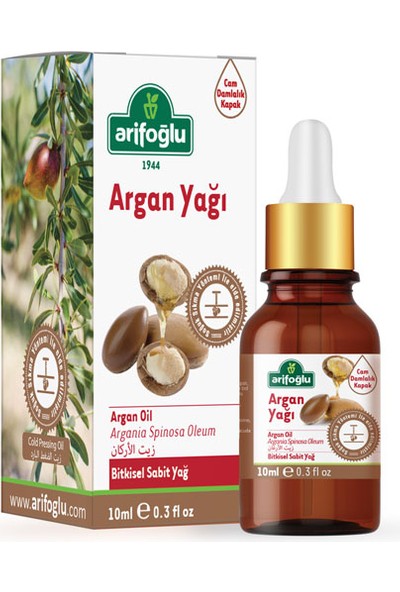 Arifoğlu Argan Yağı 10ml (Soğuk Sıkım) Arifoğlu Argan Yağı 10ml (Soğuk Sıkım)
