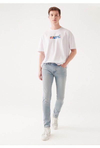 Mavi Kvnç Açık Vintage 90S Mavi Black Jean Pantolon