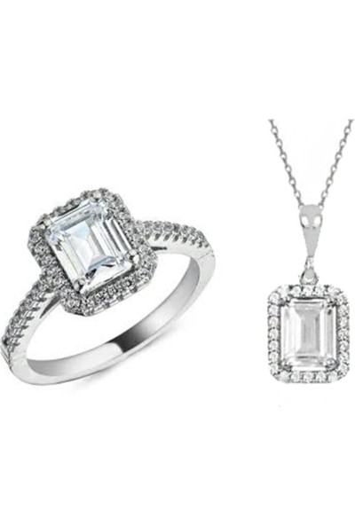 Midyat Gümüş Dünyası Gümüş Baget Ikili Set