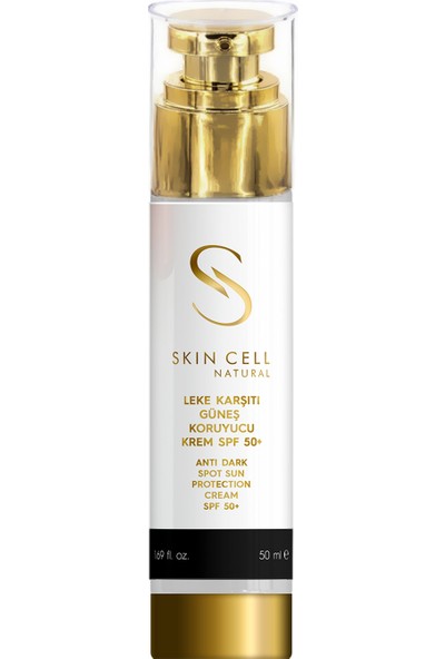 Skin Cell Natural Leke Karşıtı Güneş Koruyucu Yüz Kremi Spf 50+
