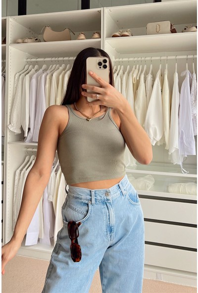MyLove Kaşkorse Fitilli Top Haki MyLove Kaşkorse Fitilli Top Haki