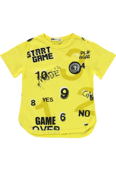 Civil Boys Erkek Çocuk Tişört 2-5 Yaş Sarı