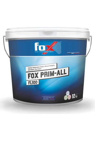 Fox Brüt Beton Astarı 12KG Fox Brüt Beton Astarı 12KG