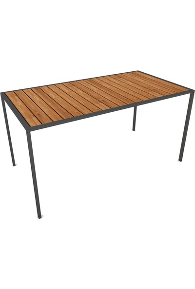 Woodesk Alaca Ahşap Bahçe Masası 150X80 cm CPT7705-150