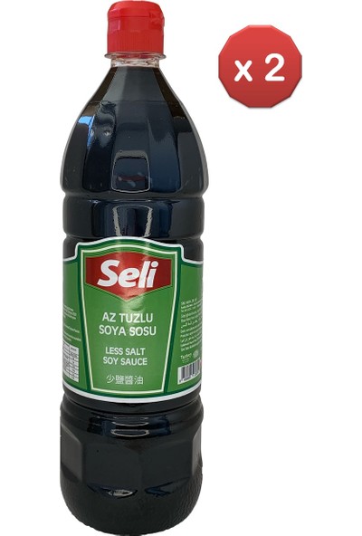 Seli Az Tuzlu Soya Sosu 1,1 kg 2'li Seli Az Tuzlu Soya Sosu 1,1 kg 2'li
