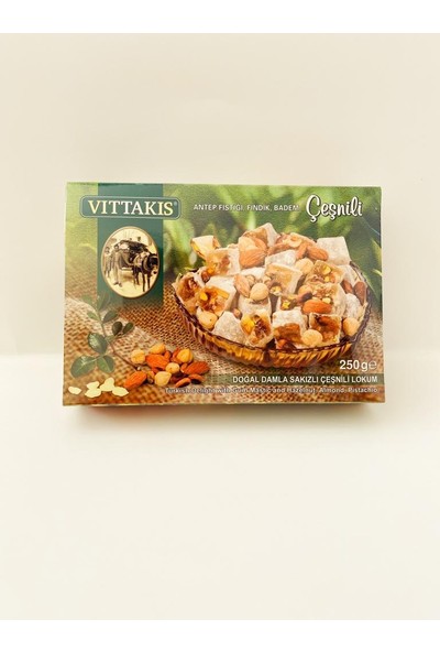 Vittakıs Doğal Damla Sakızlı Çeşnili Lokum 250 gr Vittakıs Doğal Damla Sakızlı Çeşnili Lokum 250 gr