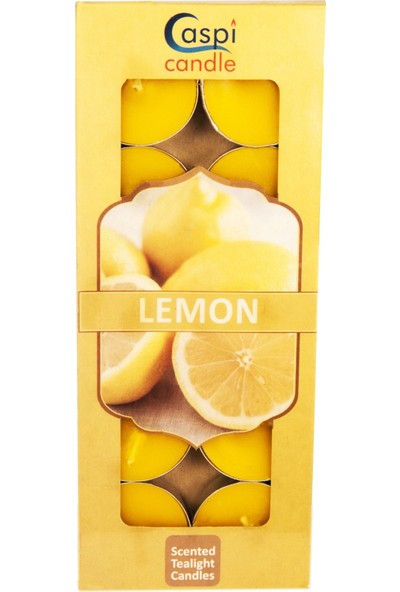 Caspi Candle Tealight Mum Kokulu 10'lu