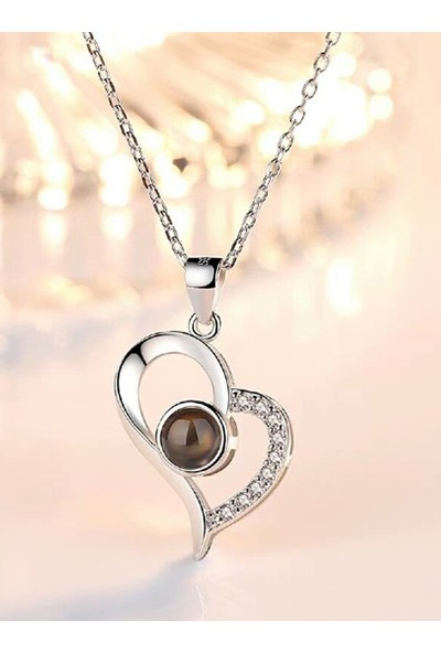 Abbsee 100 Dilde Seni Seviyorum Kolyesi Abbsee 100 Dilde Seni Seviyorum Kolyesi