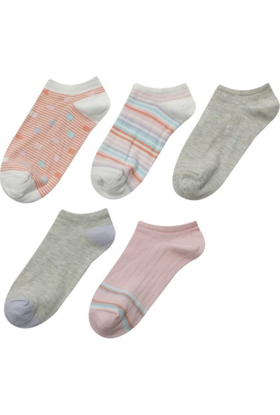 Color 5 Li Ptk-W 2fx Kadin 5'li Patik Çorap