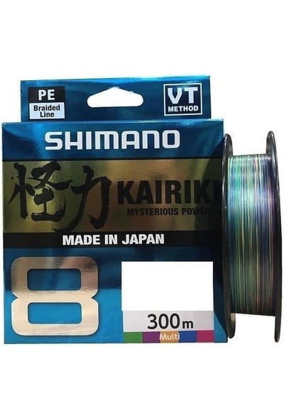 Shimano Kairiki 8 300MT 0.10MM Multi Color Iip Misina Shimano Kairiki 8 300MT 0.10MM Multi Color Iip Misina