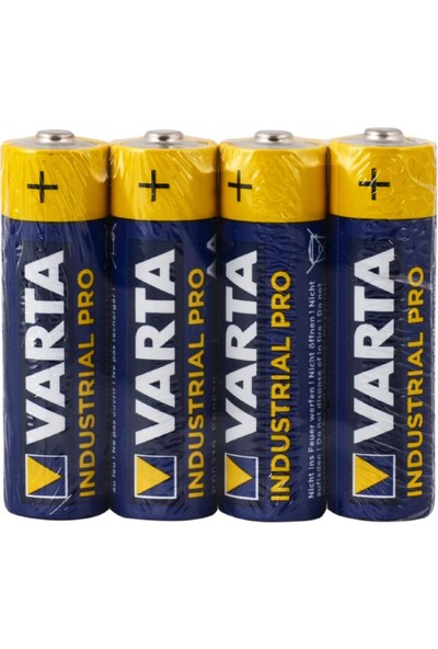 Varta Industrıal Pro 4006 Shrink Aa Kalem Pil 4'lü Varta Industrıal Pro 4006 Shrink Aa Kalem Pil 4'lü