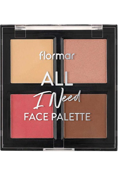 Flormar All I Need Face Palette 3,6g Flormar All I Need Face Palette 3,6g