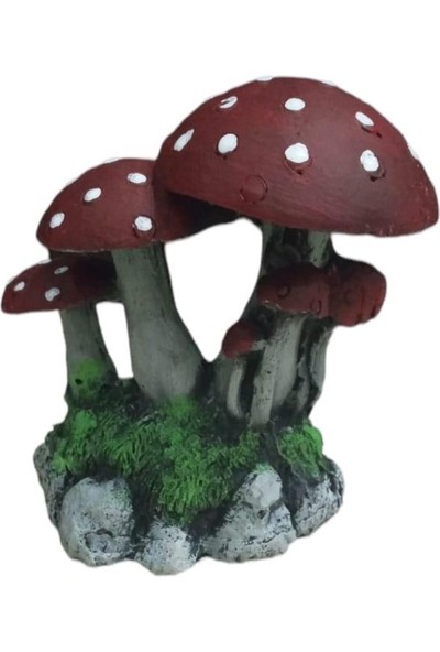 Oripet Akvaryum Dekoru Üçlü Mantar 11X11 cm Oripet Akvaryum Dekoru Üçlü Mantar 11X11 cm