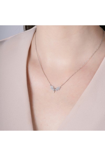 Wena Jewelry 925 Ayar Gümüş Mini Mikail’in Kanadı Kolye