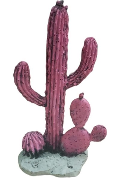 Oripet Akvaryum Dekoru Pembe Kaktüs 20 cm Oripet Akvaryum Dekoru Pembe Kaktüs 20 cm