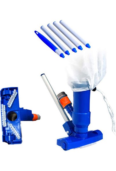 Yüzme Havuzu Temizleme Kiti Fırçalı Elektrikli Süpürge (Yurt Dışından)