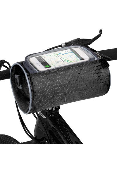 KKmoon Su Geçirmez Bisiklet Gidon Çantası Bisiklet Ön Çanta (Yurt Dışından)