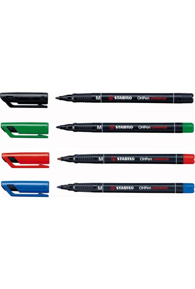 Stabilo Ohpen Asetat Kalemi 1.0 mm M Uç 4 Renk Set Stabilo Ohpen Asetat Kalemi 1.0 mm M Uç 4 Renk Set