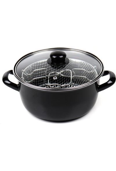 Verda Emaye Kızartma ve Yoğurt Tencere 24 cm Verda Emaye Kızartma ve Yoğurt Tencere 24 cm