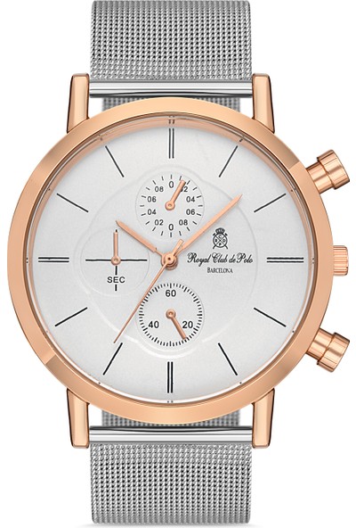 Royal Club De Polo Barcelona Erkek Çelik Kol Saati RPWS004802