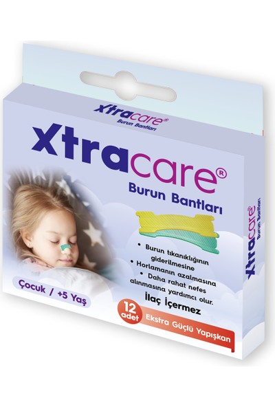Xtra Care Xtracare Burun Bandı 12 Li Çocuk +5 Yaş
