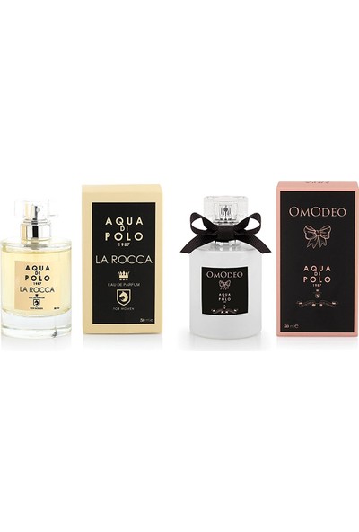 Aqua Di Polo La Rocca ve Omodeo Kadın Parfüm Seti Edp 100 ml STCC001901 Aqua Di Polo La Rocca ve Omodeo Kadın Parfüm Seti Edp 100 ml STCC001901
