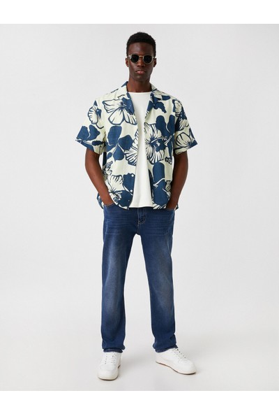 Koton Straight Fit Kot Pantolon - Mark Jean