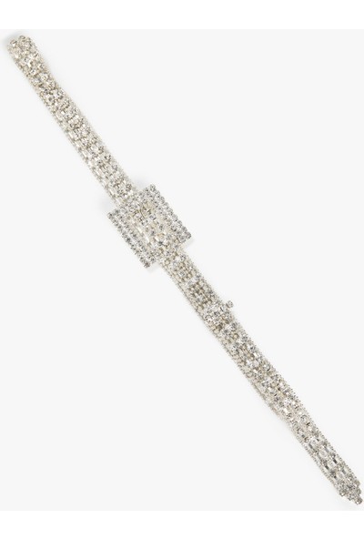 Koton Ece Sükan x Koton - Parlak Taşlı Kemer