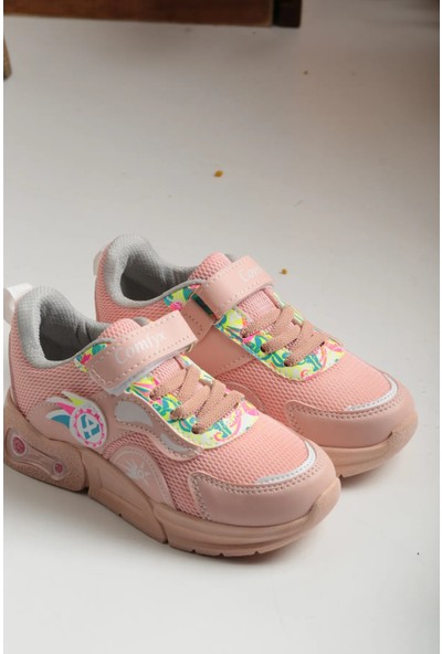 Çocuk Spor Ayakkabisi Pudra Fuşya
