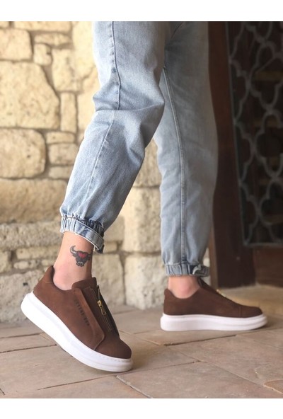 Taba Beyaz Erkek Ayakkabı Taba Beyaz Erkek Ayakkabı