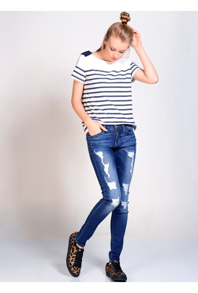 Flying Monkey Jean Denim Pa, 24-32, Mavi