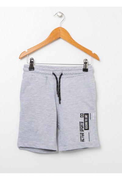 Aeropostale Şort, 13-14 Yaş, Gri Melanj