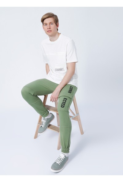 Limon Lipton Bağlamalı Geniş Fit Baskılı Yeşil Erkek Eşofman Altı Limon Lipton Bağlamalı Geniş Fit Baskılı Yeşil Erkek Eşofman Altı