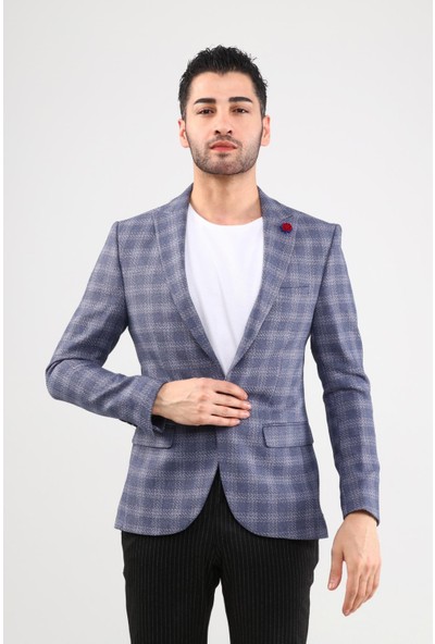 Guild 2010 Slim Fit Sivri Yaka Tek Ceket Guild 2010 Slim Fit Sivri Yaka Tek Ceket