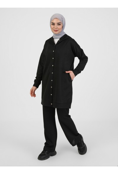 Tavin Tunik&pantolon Ikili Takım - Siyah - Tavin