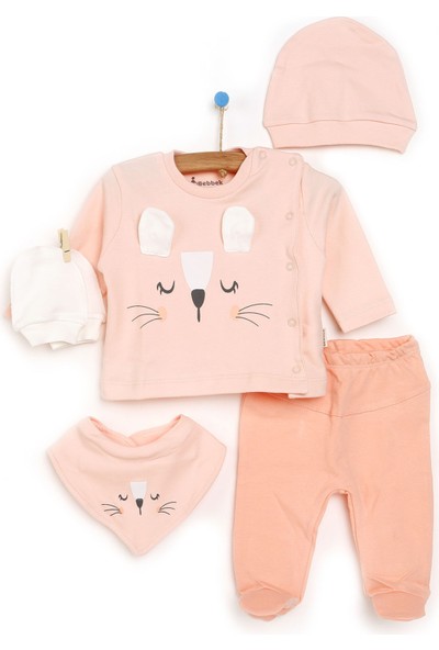 Bebbek Yenidoğan Kız Bebek 5li Kutulu Hastane Çıkışı