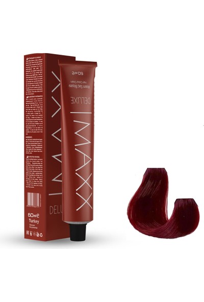 Maxx Deluxe Tüp Boya 7.65 Lal Kızıl 60 ml Maxx Deluxe Tüp Boya 7.65 Lal Kızıl 60 ml