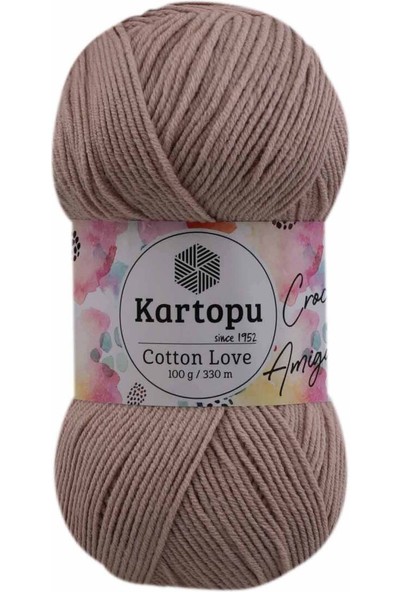 Kartopu Cotton Love El Örgü Ipi 100 gr | Bej K850 Kartopu Cotton Love El Örgü Ipi 100 gr | Bej K850
