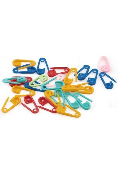 Plastik Çengelli Iğne 20 Adet Karışık Plastik Çengelli Iğne 20 Adet Karışık