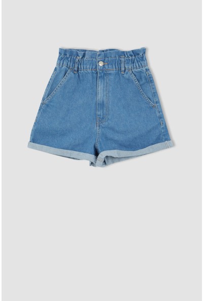 DeFacto Paperbag Fit Jean Şort X6847AZ22SM