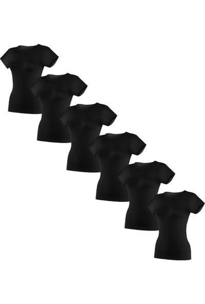 Yıldız Çamaşır Yıldız Kadın 6'lı Paket Termal Kısa Kollu Içlik