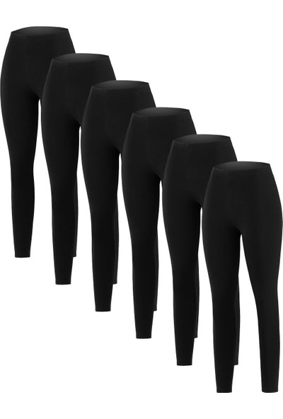 Yıldız Çamaşır Yıldız Kadın 6'lı Paket Likralı Termal Kışlık Tayt Yıldız Çamaşır Yıldız Kadın 6'lı Paket Likralı Termal Kışlık Tayt