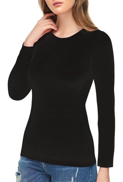 Tutku Elit Elastan Uzun Kol Kadın Bady 2203 | Siyah Tutku Elit Elastan Uzun Kol Kadın Bady 2203 | Siyah