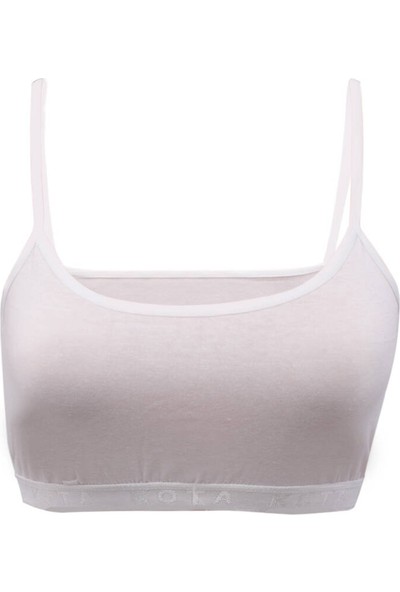 Kota Ip Askılı Bustiyer 6052 | Beyaz Kota Ip Askılı Bustiyer 6052 | Beyaz