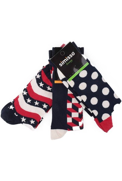 Asel Duru Renkli Çorap Seti 3'lü | Set 88 Asel Duru Renkli Çorap Seti 3'lü | Set 88