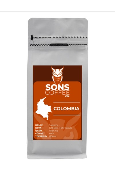 Colombia Supremo 250 gr Kahve