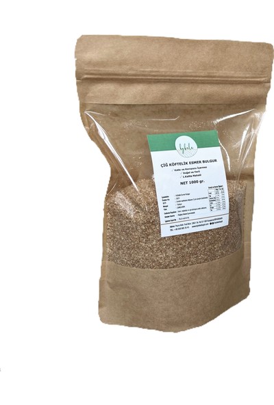 Çiğ Köftelik Esmer Bulgur 5 kg Çiğ Köftelik Esmer Bulgur 5 kg
