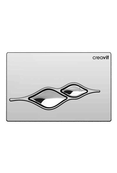 Creavit Ufo Parlak Krom Kaplama Kumanda Paneli Creavit Ufo Parlak Krom Kaplama Kumanda Paneli