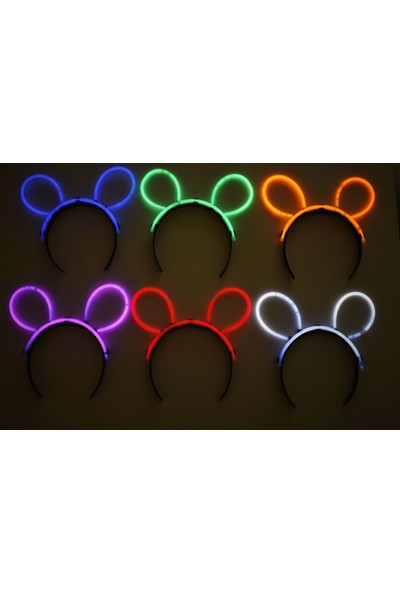 Daha Yok Mu Karanlıkta Parlayan Fosforlu Glow Stick Taç Tavşan Kulağı Tacı Yeşil Renk Daha Yok Mu Karanlıkta Parlayan Fosforlu Glow Stick Taç Tavşan Kulağı Tacı Yeşil Renk